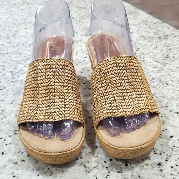 Sbicca | Shoes | Sbicca Handmade Leather Wedgesize 8 | Poshmark